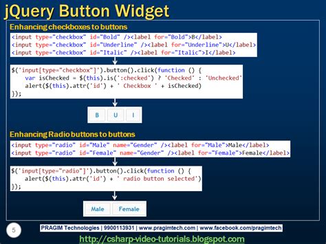 Sql Server Net And C Video Tutorial Jquery Button Widget