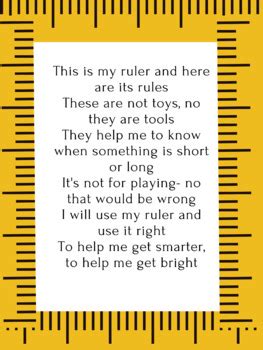 Ruler Rules By That Thrifty Teach TPT