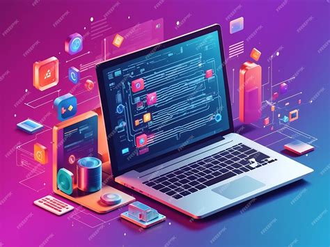 Premium Ai Image Software Development Programming Coding Software