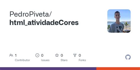 Github Pedropiveta Html Atividadecores