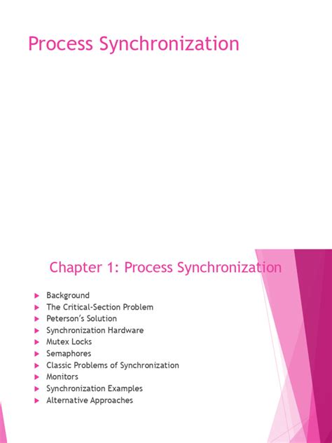 Process Synchronization Ver 2 Pdf