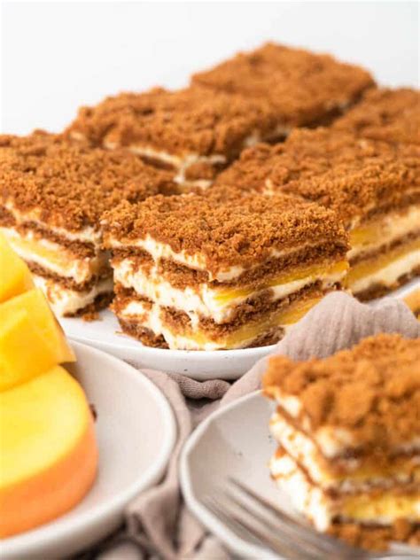 No Bake Filipino Mango Float Dessert Catherine Zhang No Bake Filipino Mango Float Dessert Catherine Zhang