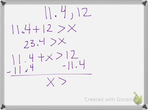 solved the lengths of two sides of a triangle are given find the range