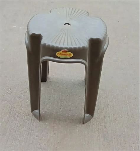 Brown Maharaja Round Plastic Stool At ₹ 150 In Ahmedabad Id 26560825955