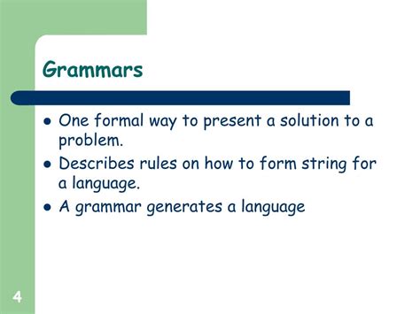 Ppt Grammars And Automata Powerpoint Presentation Free Download Id