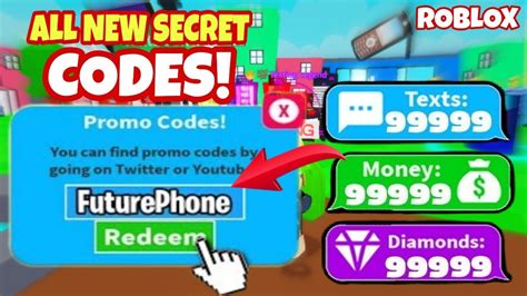 All New Secret Working Codes 2020 L Texting Simulator Roblox Youtube
