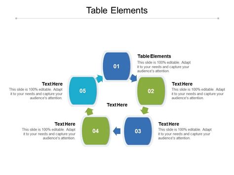 Table Elements Ppt Powerpoint Presentation Professional Diagrams Cpb Presentation Graphics