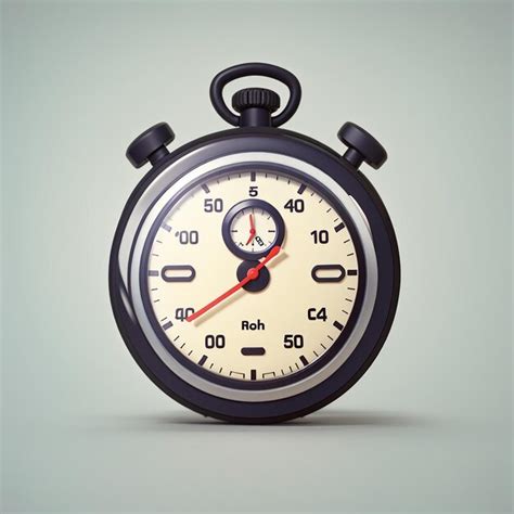 Premium Photo Stopwatch Timer Cartoon Icon Illustration