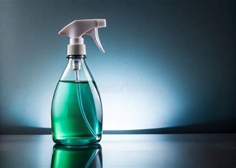 Essential Cleaning Solution A Minimalist Spray Bottle For Disinfecting Sanitizing And General