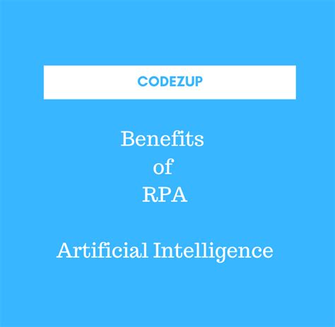 8 Benefits Of Rpa Advantages Robotics Process Automation