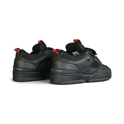 dc js 1 skate shoes black red supereight