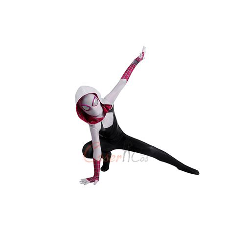 Spider Gwen Costume Spider Man Across The Spider Verse Cosplay Gwen