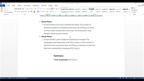 Mergesort Non Recursive Youtube