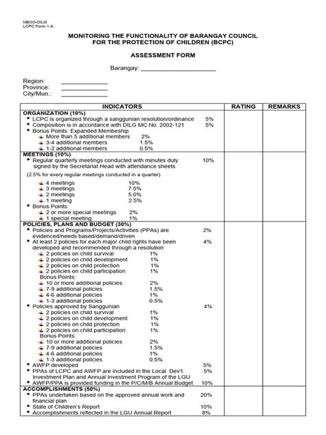 Bcpc Functionality Form Lcpc Form 1 A Pdf Economies