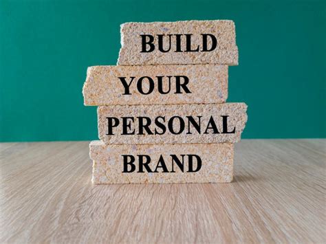 premium photo build your personal brand symbol concept words build