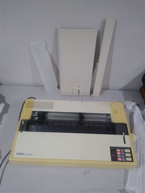 Epson Ex 1000 9 Pin Dot Matrix Printer 136 Column Japan Vintage 80s
