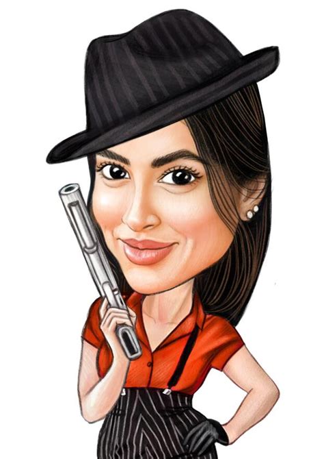 Girl Gangster Cartoon Drawings