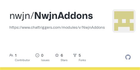 Releases Nwjn NwjnAddons GitHub