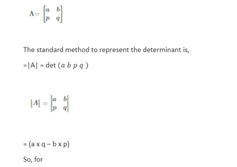 Introduction To Determinants