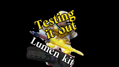 Testing The Lumen Kit In Roblox Bedwars Youtube