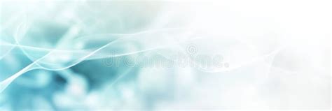 Abstract Molecular Structures In Light Blue And White Create A