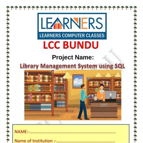 Unit 03projectlibrary Management System Computer Science Notes Teachmint