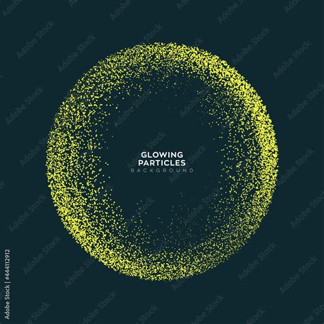 Abstract Particles 3d Background Element Hi Tech And Big Data Algorithms Visualization Vector