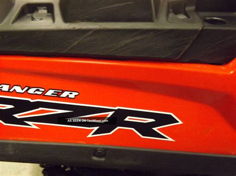 2011 Polaris Rzr 800 Efi 4x4