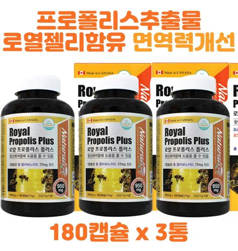 면역력높이는영양제 프로폴리스효능 항산화 로얄젤리 티몬