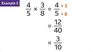Learn How To Multiply Fractions KS Maths BBC Bitesize