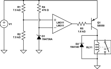 Operational Amplifier Lm311p Op Amp Strange Behavior In Comparator