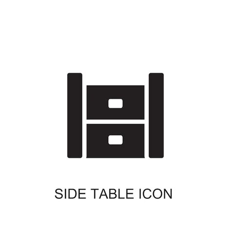 premium vector side table vector icon icon