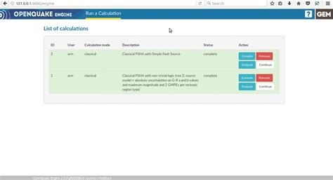 Using The Web Ui — Openquake Engine Devel 3240 Documentation