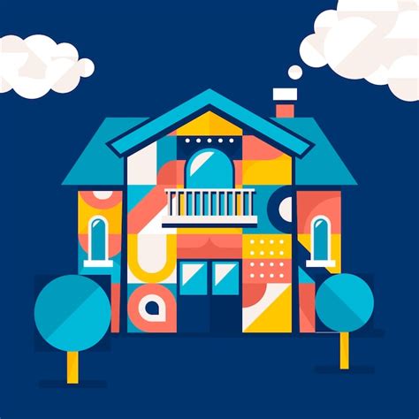 Free Vector Flat Design Geometric Illustration