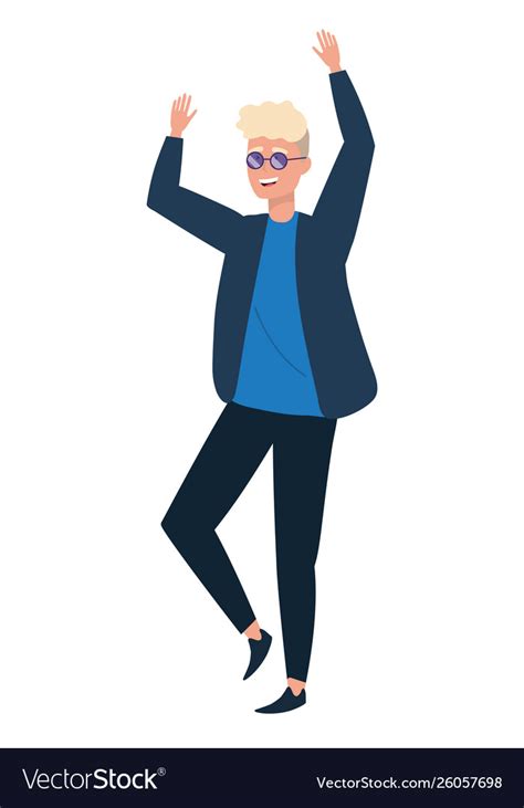 Isolated Man Design Royalty Free Vector Image VectorStock