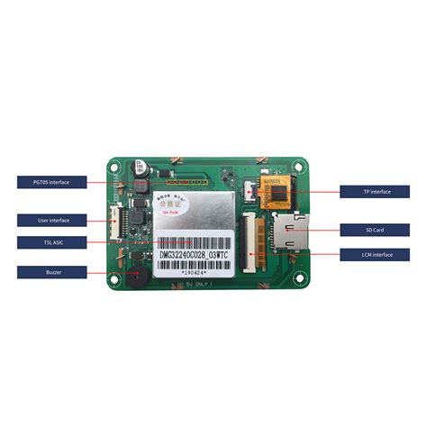 Inch DWIN HMI Display Rezistif Ekran Dokunmatik