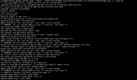 uwsgi启动django应用 https访问设置问题解决 uwsgi unrecognized option https ubuntu 进击的davis 博客园