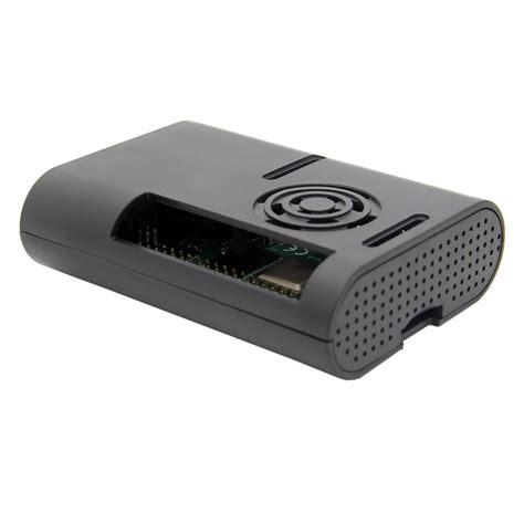Raspberry Pi 4 Black Compact Abs Case Ibots