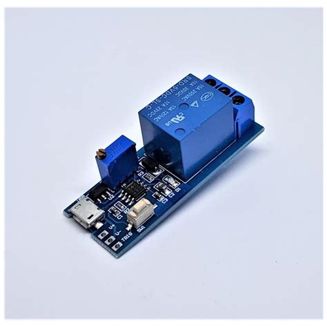 Módulo Relé Temporizador TRIGGER Micro USB 5V Tech Sul Eletrônicos