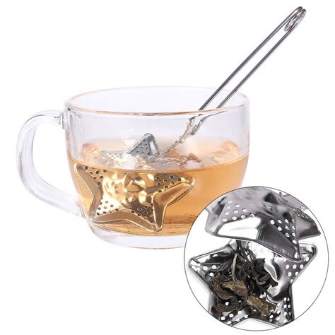 Rustfrit Stål Løs Te Infusionsblad Sil Filter Urte Grandado