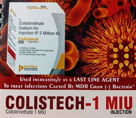 Colistimethate 1 Miu Injection At ₹ 170 Vial Colistimethate Sodium Injection In New Delhi Id