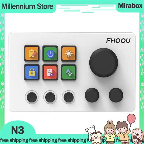 Mirabox N3 StreamDeck Global Edition Stream Deck LCD Live Content Creation Controller Custom