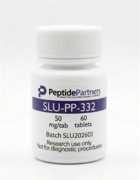 Slu Pp 332 50mg X 60 Tabs 3000000mcg Peptide Partners