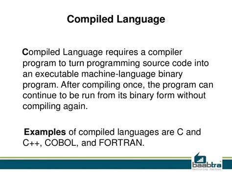 difference between interpreted and compiled languages msaup