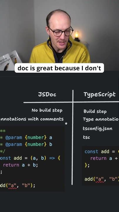 Jsdoc Vs Typescript Typescript Youtube