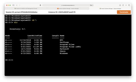 使用session Manager登录ec2