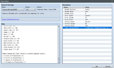 RPG MAKER MZ Plugin Sequence Minigame RPG Maker Forums