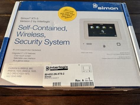 Interlogix Ge Simon Xti 5 80 632 3n Xt5 2 Rev A Ebay