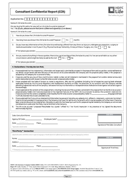 Revised Ccr Format Pdf