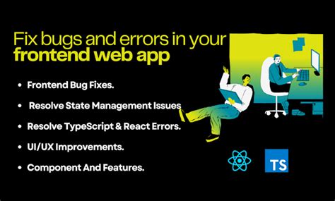 Fix Bugs And Errors In Your Frontend Web App Using Reactjs Redux And Typescript By